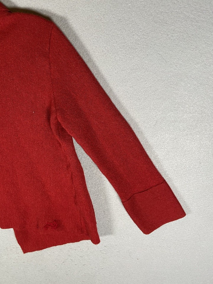 Beyond Threads Alpaca Wool Blend Cardigan Sweater Women’s S Red Peru ...