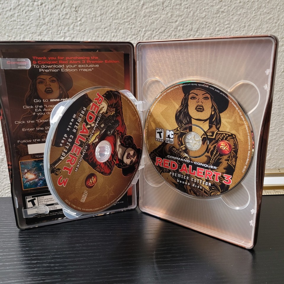 Command & Conquer: Red Alert 3 - Premier Steelbook Edition (PC, 2008 ...