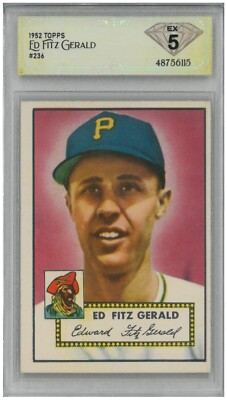1952 Topps ED FITZGERALD #236💎 DSG 5 EX | eBay