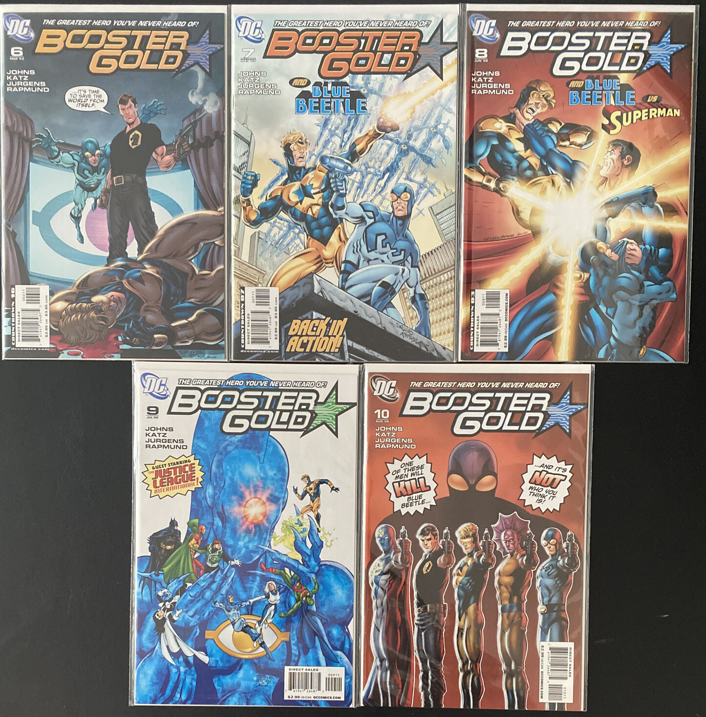 BOOSTER GOLD #1 -31 0+ DC COMIC BOOK LOT FUTURE SUPERHERO JOKER GEOFF ...