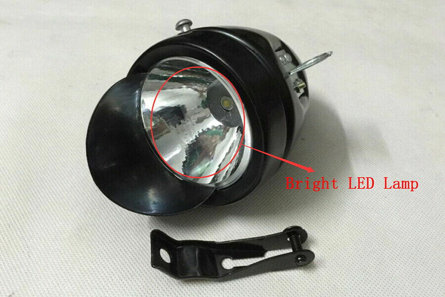 Metal Bright LED Vintage Bike Retro Bicycle Headlight Front Head Light ...