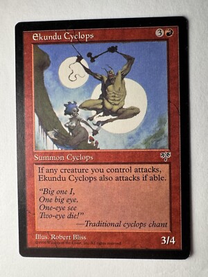 Mirage Ekundu Cyclops MTG Magic the Gathering LP | eBay