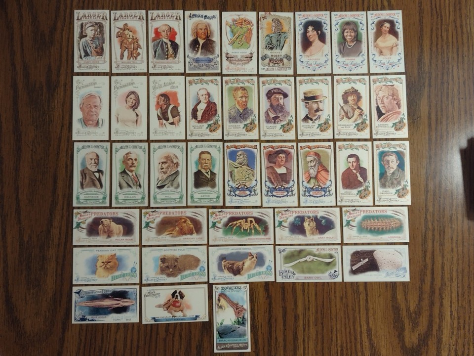 Huge Allen & Ginter/Gypsy Queen Mini Lot Of 181 Cards Stars HOF SP VAR ...