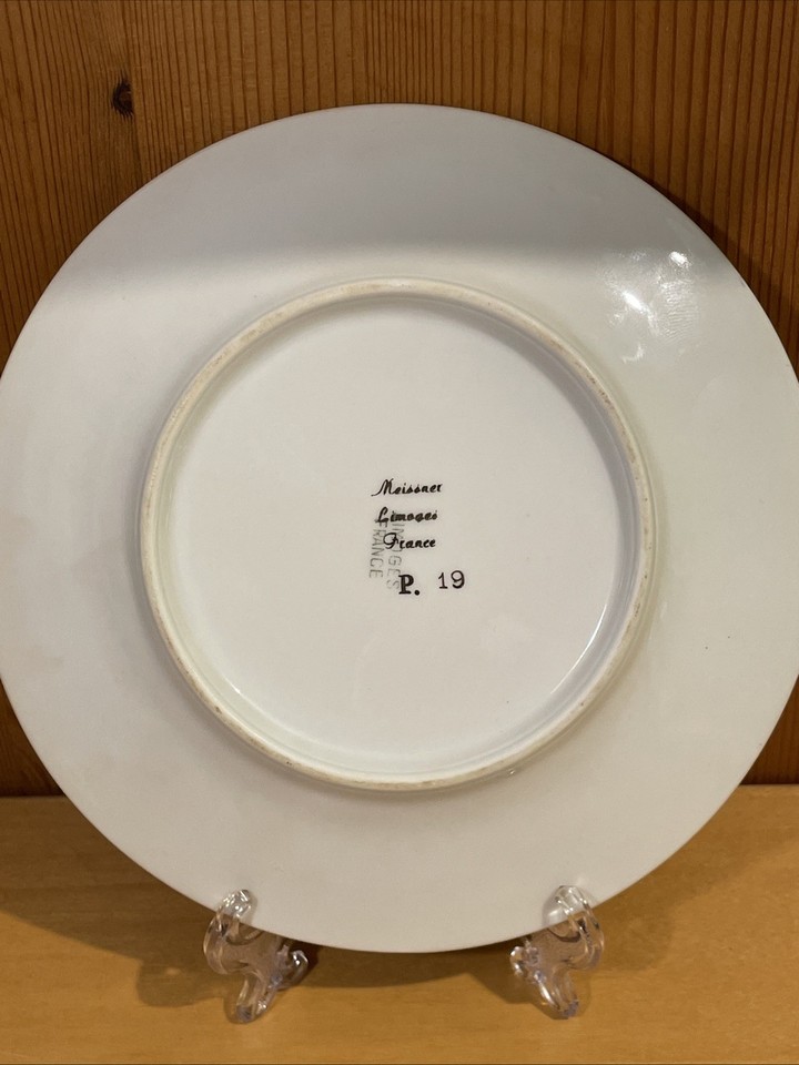 Small Decorative Porcelain Plate By Meissner Limoges France. Excellent ...