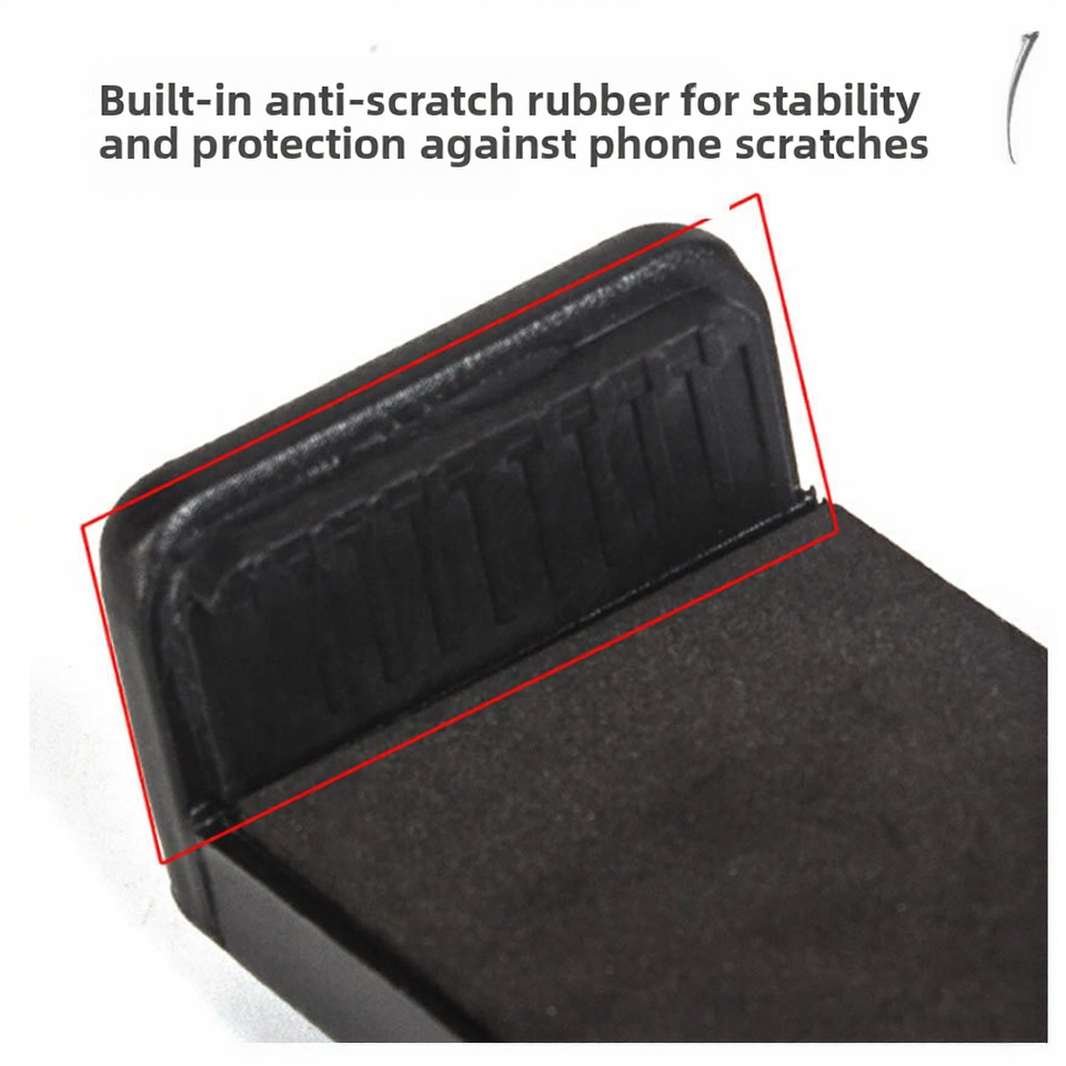 Macro Lens Adapter Clip-on Magnifier Non-slip Rubber Pad Curved Groove ...