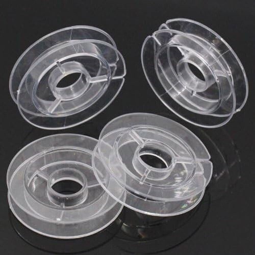 50pcs Small Plastic Empty Spools Bobbin Reel for Cord Thread Wire Rope ...