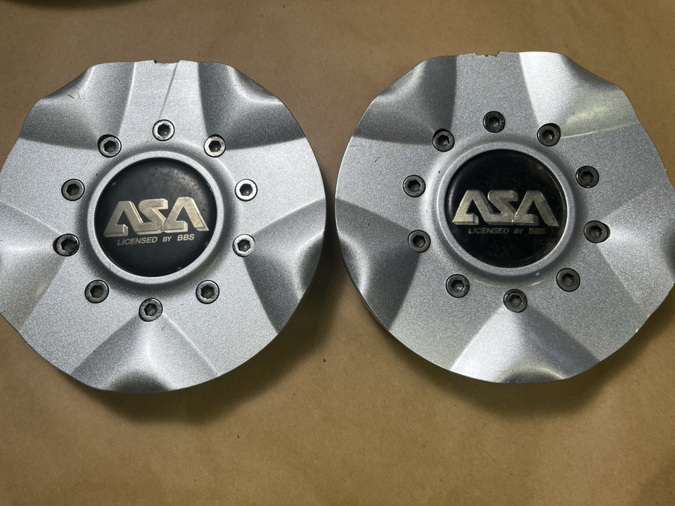 ASA CENTER CAP DREAM TECHNOLOGY CUSTOM SILVER WHEEL CENTER CAP #8B405 ...