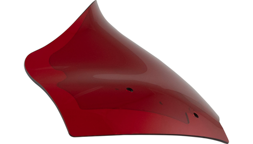 Klock Werks Kolor Sport Flare Red 10" Windshield For Harley 23.5-24 ...