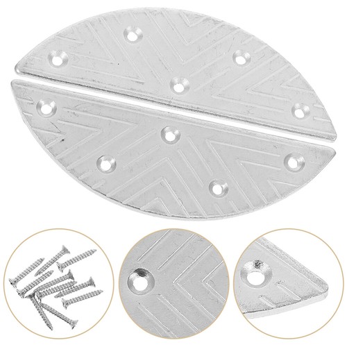 2 Pairs Metal Wear-resistant Discs for Men's Shoes Boot Heel Repair ...