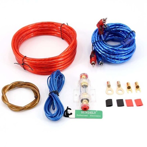 1500 Watt Complete 10 GAUGE Car Amp Audio Amplifier Wiring Kit Cable ...