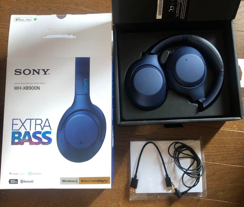 SONY WH-XB900N Extra Bass Wireless NC Headphones Bluetooth Mic Alexa ...