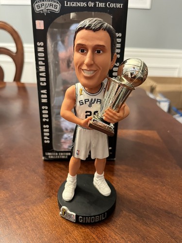 MANU GINOBILI San Antonio Spurs Legend 2003 NBA Champions Trophy ...
