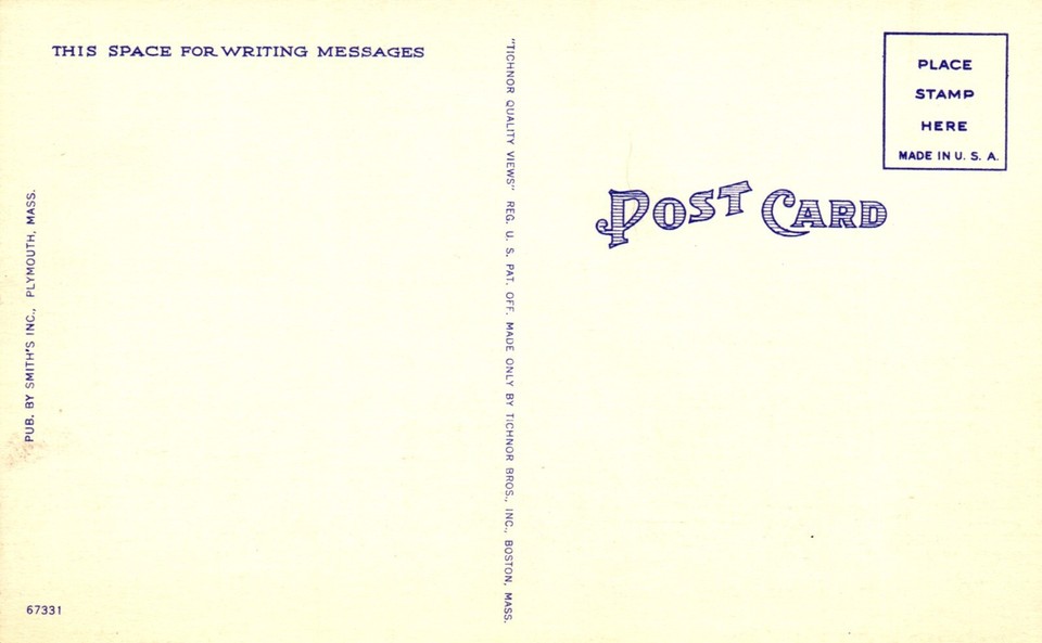 Postcard Joe Alden house built 1653 Duxberry Massachusetts | eBay