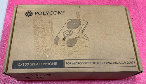 Polycom CX100 USB Conference Speakerphone 2200-44240-001 w/ Case | eBay