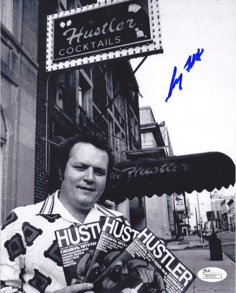LARRY FLYNT d 2021 Signed 8x10 B&W XL Magazine Owner JSA R51031 | eBay