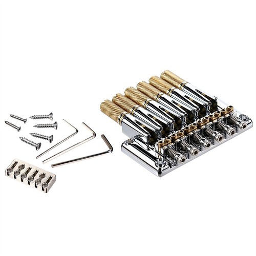Headless Guitar Replacement Bridge 6-String Headless Electric Guitar ...