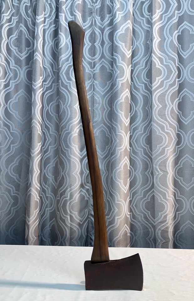 Vintage Collins Axe Timber Logging Woodworking Original Red Paint ...