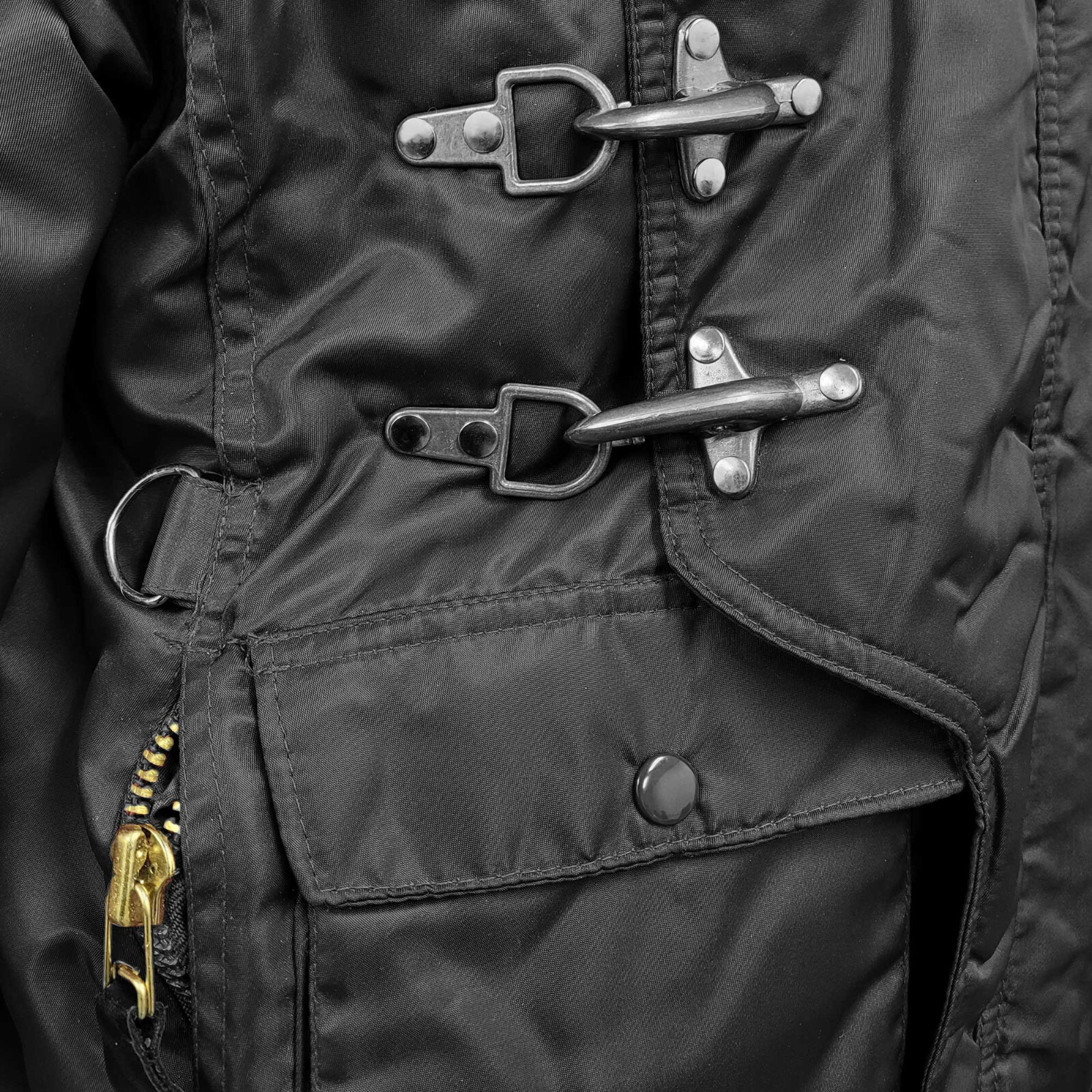 Flight Jacket US Bomber American Emergency Rescue Padded Insulated Coat ...