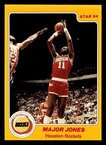 1983-84 Star #78 Major Jones Near Mint+ Rockets | eBay
