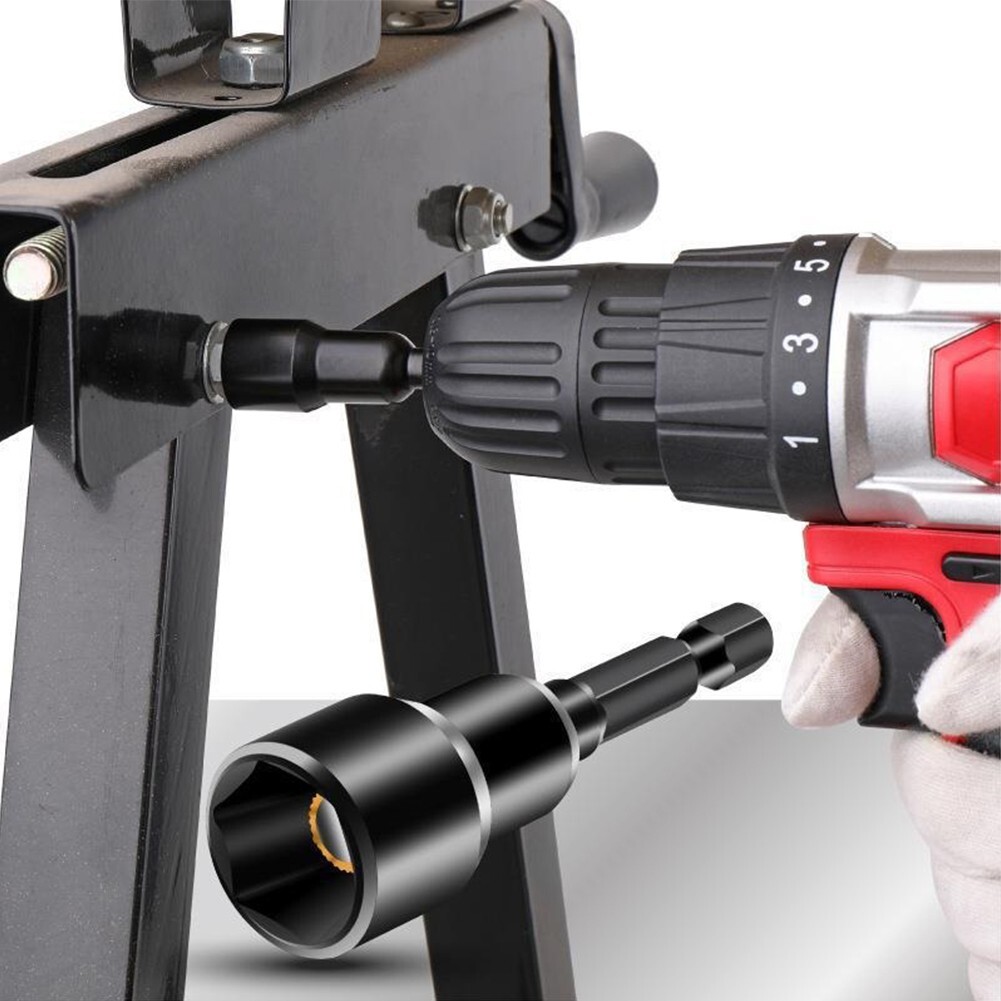 6-19mm Magnetic Nut Screwdriver Deep Socket Adapter 1/4inch Hex Wrench ...