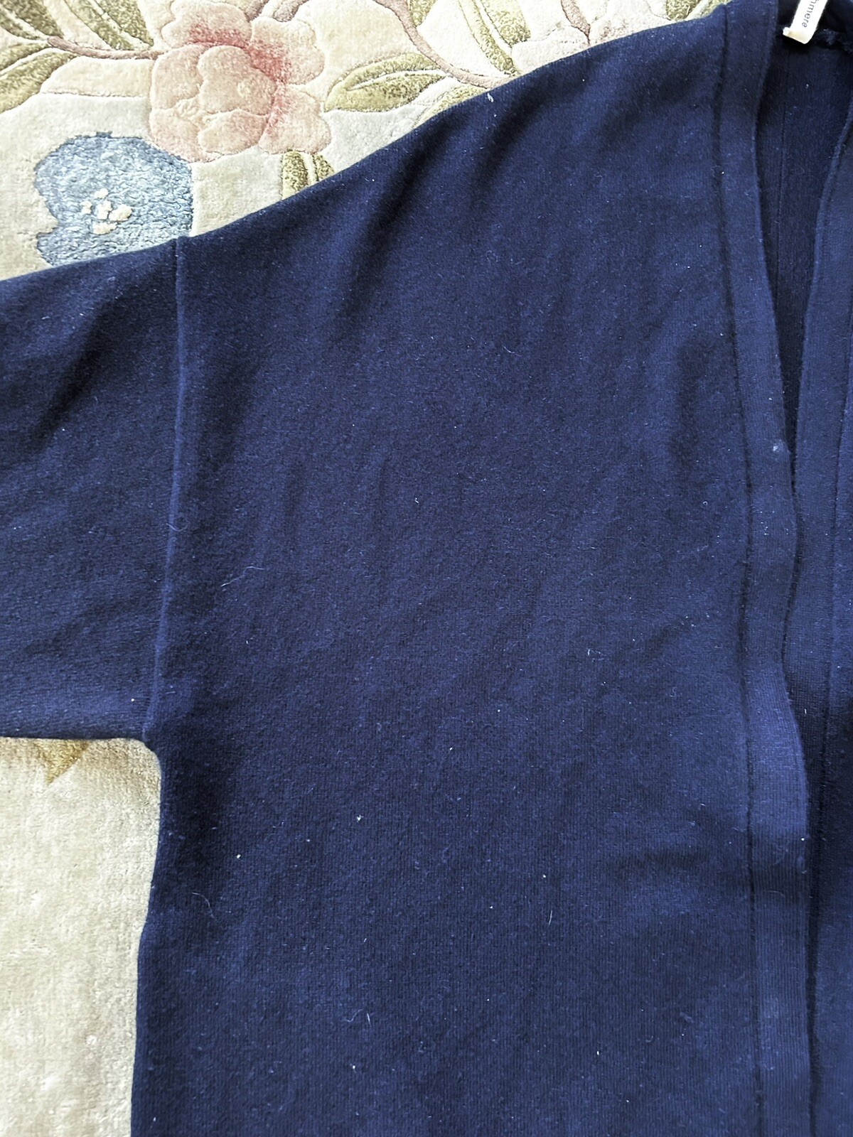 EXTREME CASHMERE M Dark Blue Duster Coat Cardigan - VG | eBay