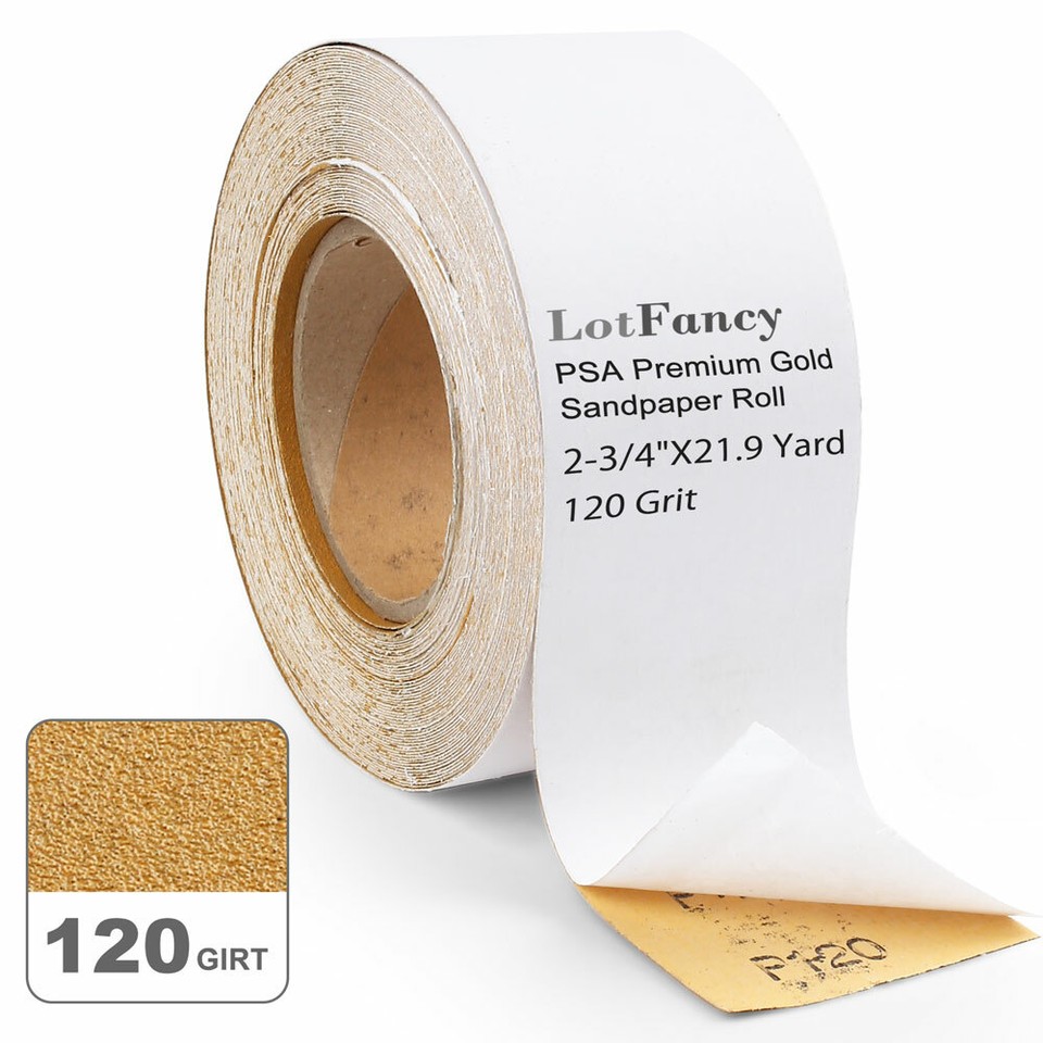 2-3/4 Inch Sandpaper Roll PSA Adhesive Sticky Back Longboard Sandpaper ...