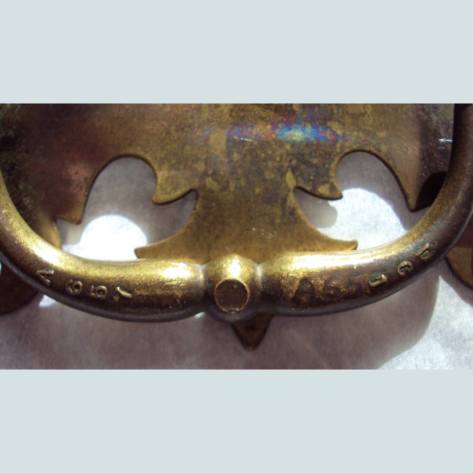 Brass Chippendale Bail Pull Batwing Drawer Pull DC10 A657 3" Center | eBay