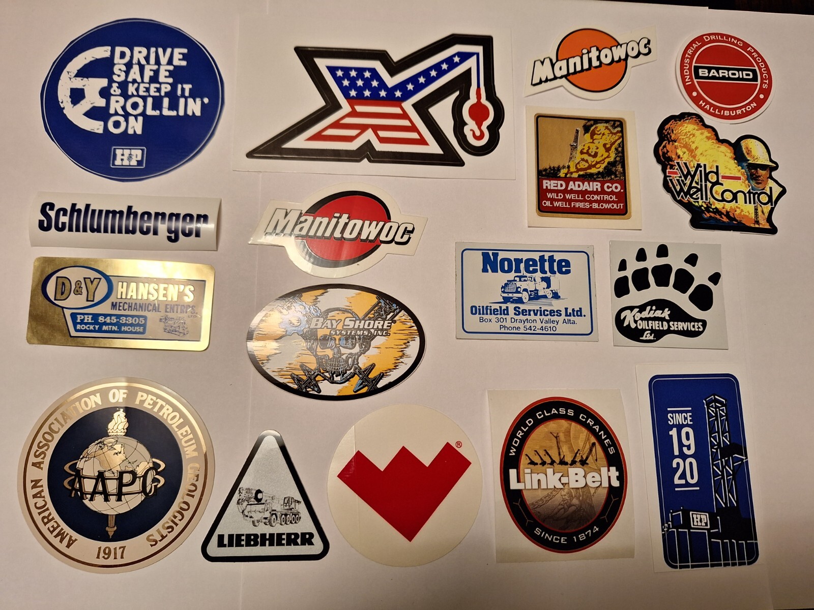 Red Adair Wild Well Baroid H&P sticker Iron Worker Oilfield Steel ...