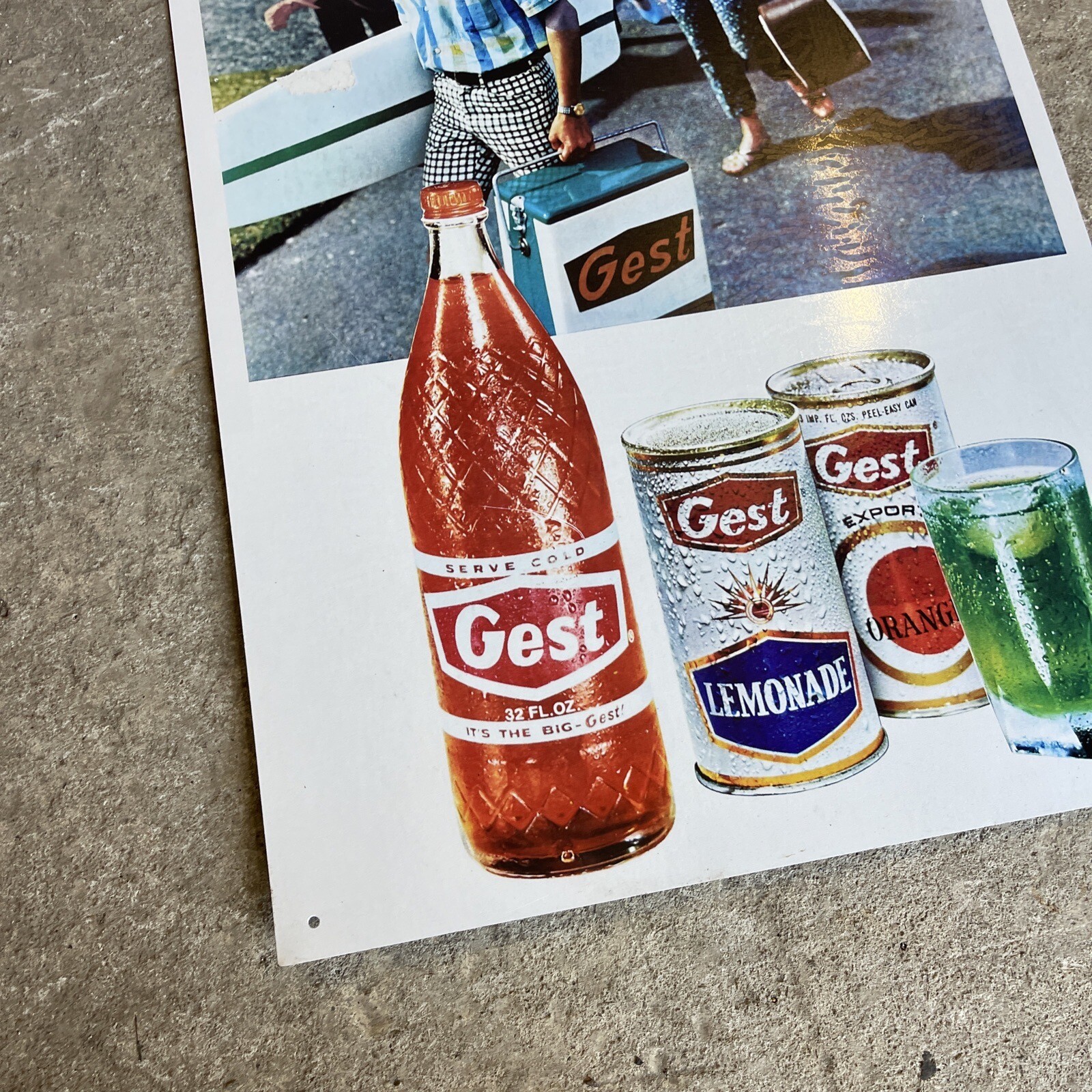 GEST SOFT DRINKS Reproduction Vintage Australian Milk Bar Tin Sign | eBay