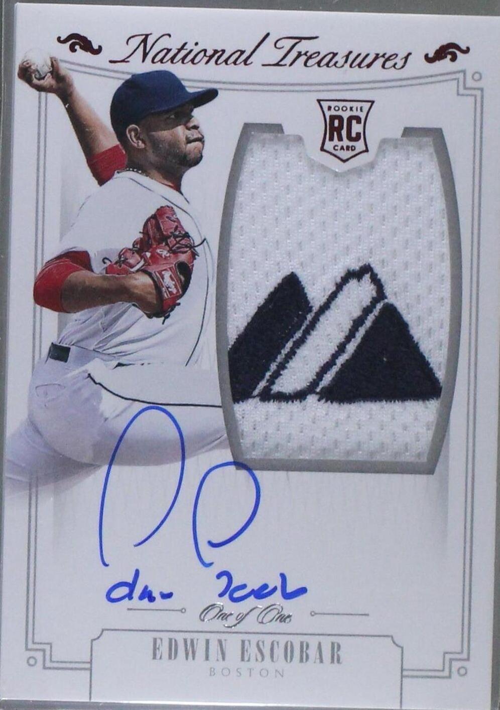 2015 Panini National Treasures - Rookie Material Signatures Edwin ...