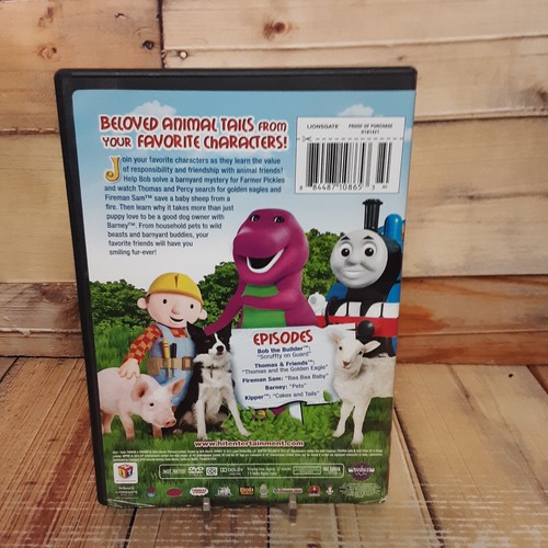 Animal Tails DVD Used Barney Thomas Bob The Builder Kids Collection | eBay