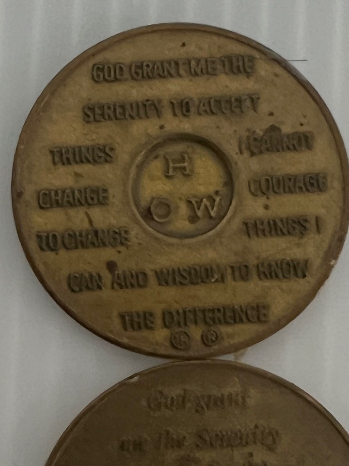 Alcoholics Anonymous 21 & 23 Year Coin Token chip Sobriety | eBay