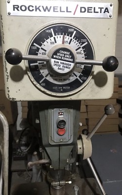 Drilling & Tapping - Delta Rockwell 15 Drill Press