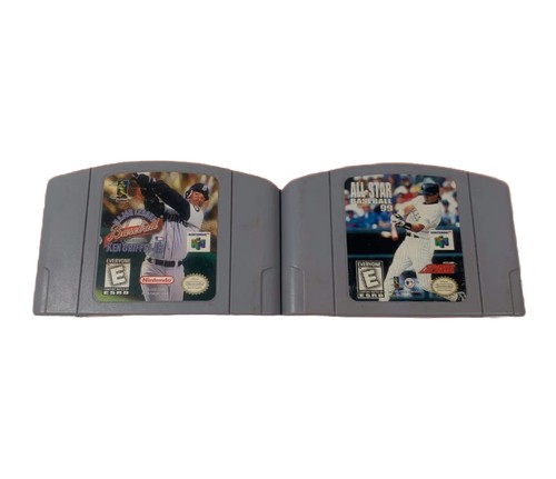 2 Nintendo 64 Games: Ken Griffey Jr Major League Baseball & All-Star ...