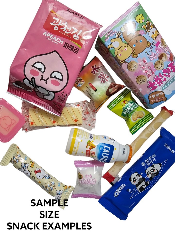 Mix Variety Asian Snack and drinks Box Japanese Korean Thailand Taiwan ...