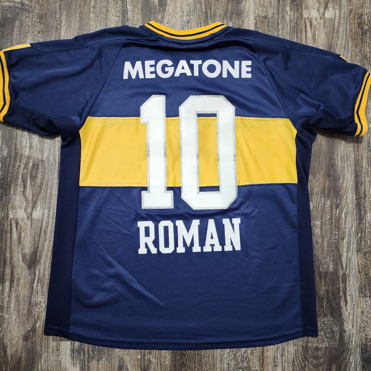 2007 Nike Boca Juniors Home Soccer Jersey Juan Roman 2007 Nike Boca Juniors Home Soccer Jersey Juan Roman