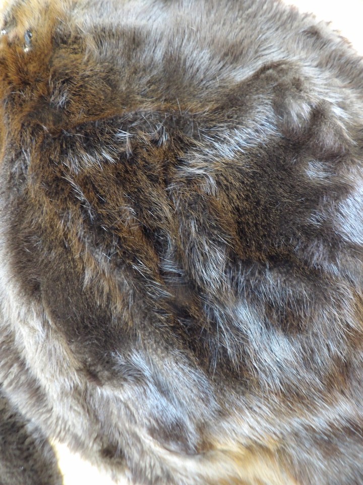 Professionally soft tanned Large beaver hide in Rug form/crafts ...