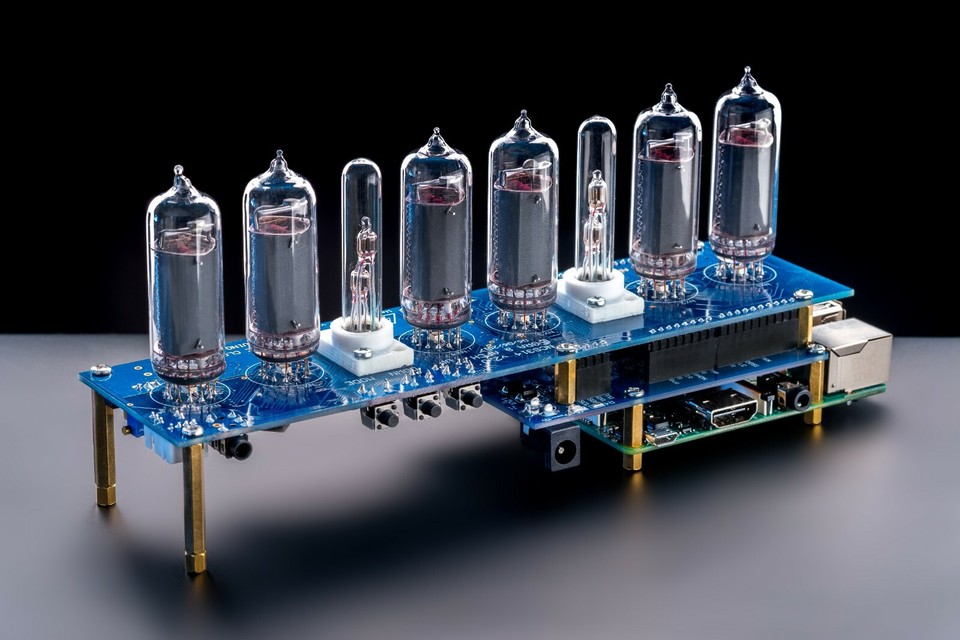 IN-14 NIXIE TUBES CLOCK RASPBERRY PI HAT or ARDUINO SHIELD NCS314 [WITH ...