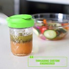 Masontops Multi Top - 2 Pack - Regular Mouth Mason Jar Lids with Easy ...