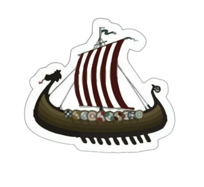 Barco Vikingo Etiquetado