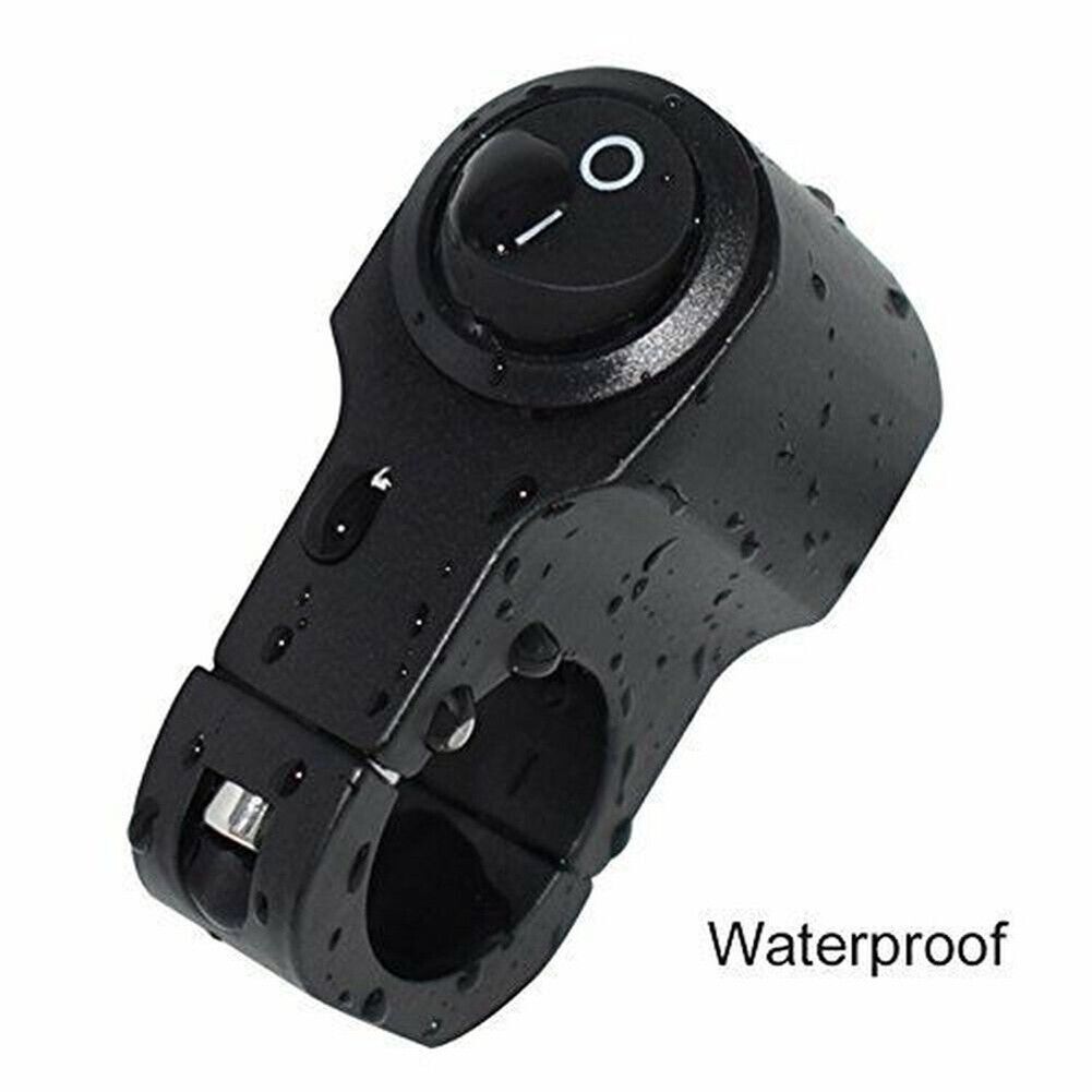 Waterproof Motorbike Motorcycle Handlebar Headlight Fog Spot Light On ...