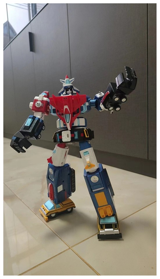 FJ Voltron Vehicle Force 15 Form-fitting Airplane Transformation Model ...