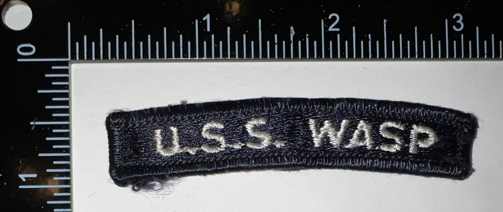 Cold War USN US Navy USS Wasp Ship Arc Tab Patch Patches | eBay