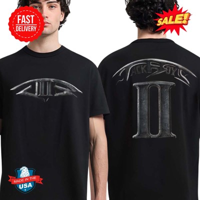 Travis Scott Jackboys 2 Merchandise Chrome Logo Two Sided T-Shirt | eBay