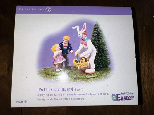 Dept 56 Easter Snow Village IT’S THE EASTER BUNNY! 56.55164 Retired ...