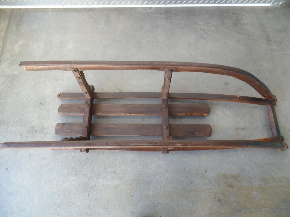 VINTAGE HANDMADE SLED | eBay