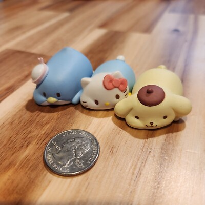 Sanrio Gacha Capsule Toy Funyumaru Style Figure Set of 3- US SELLER | eBay