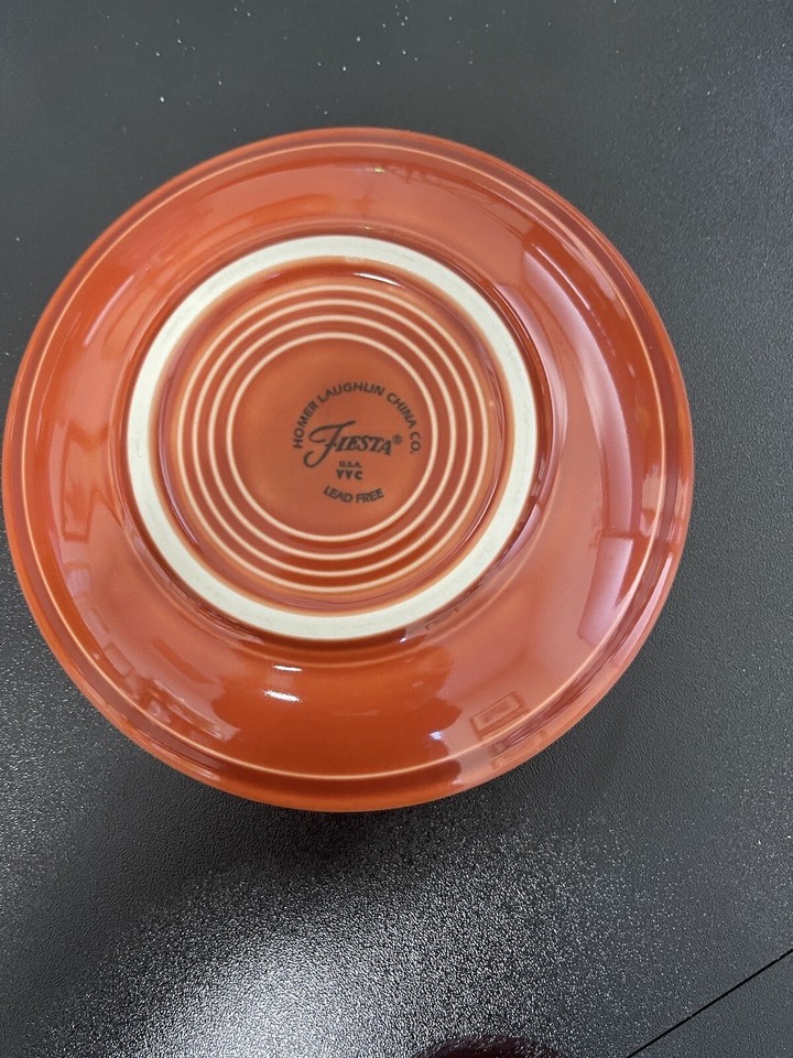 Fiesta Ware Paprika Reddish Brown Cinnamon Saucer 5-3/4” Fiestaware | eBay