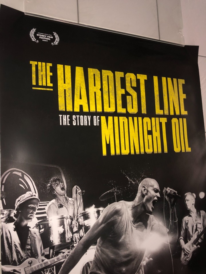 MIDNIGHT OIL THE HARDEST LINE 2024 PETER GARRETT DS OS MUSIC DOCO ...