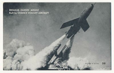 Chance Vought Regulus Guided Missile - Penny Arcade Exhibit Card | eBay